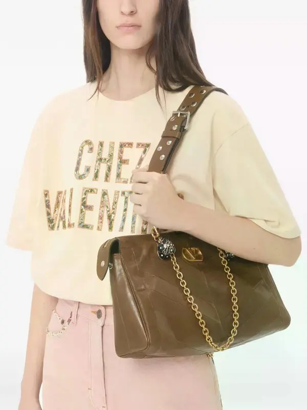 Valentino Garavani Embroidered T-shirt - Neutrals