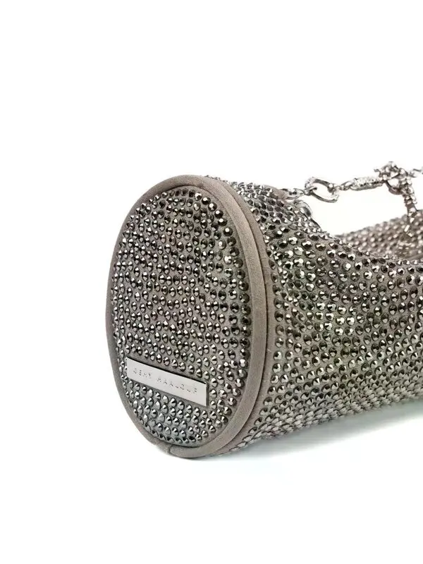 GEMY MAALOUF Crystal-embellished Clutch - Grey