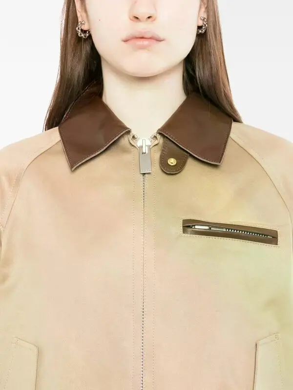Sacai Cut-out Collared Jacket