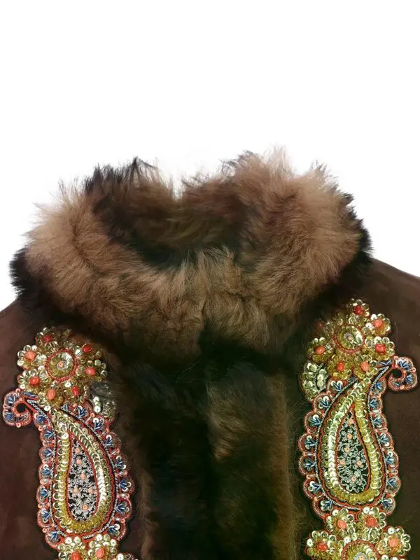 Valentino Garavani Fur-Trimmed Jacket - Brown | Editorialist
