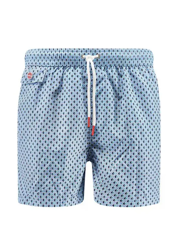 Kiton Patterned Beachwear