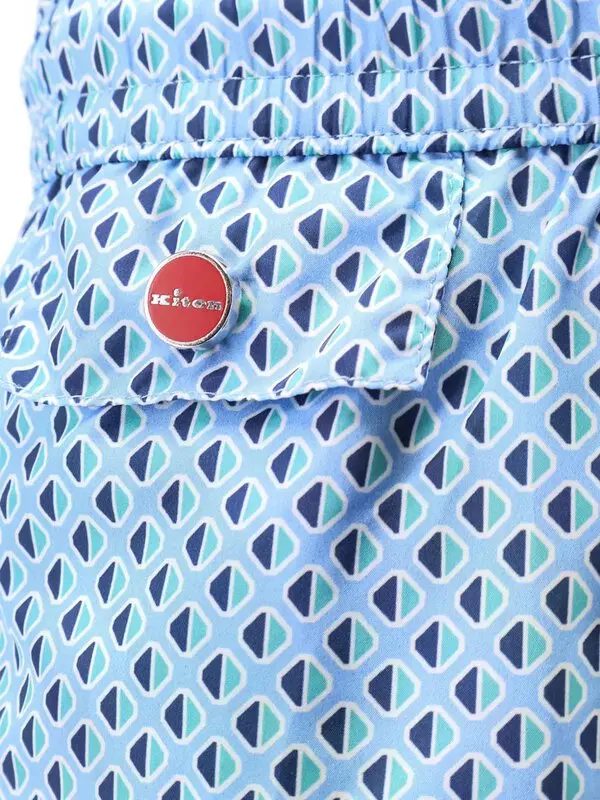 Kiton Patterned Beachwear