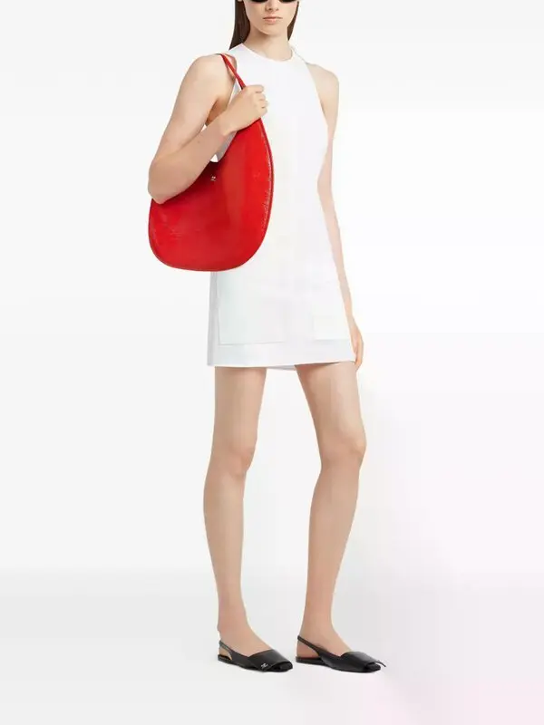 COURREGES Logo-plaque Tote Bag