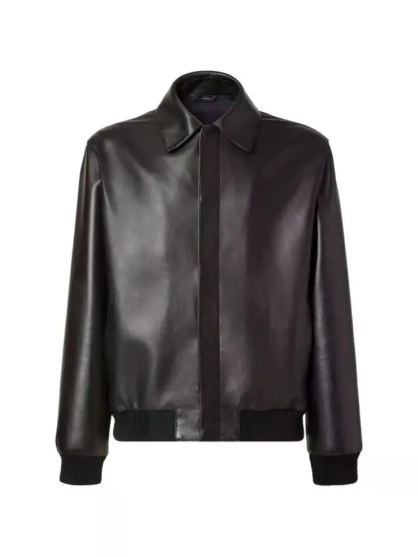 Fendi Lettering-detail Sheepskin Jacket