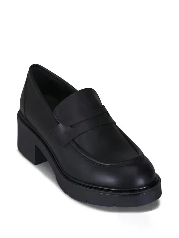 La Canadienne Leather Heeled Loafer, 50mm