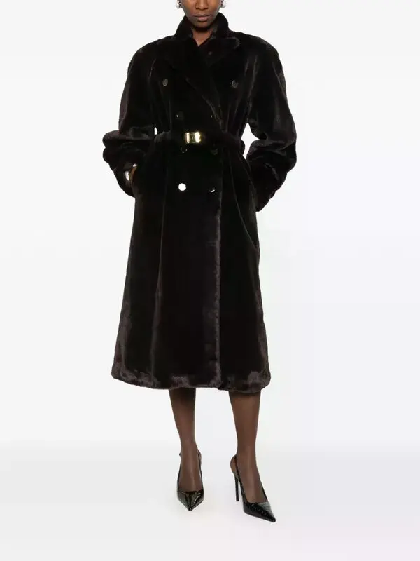 ROWEN ROSE Double-breasted Coat
