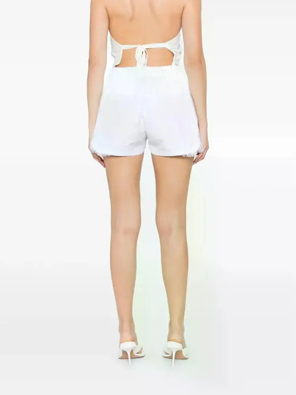 Versace Lace-detail Shorts