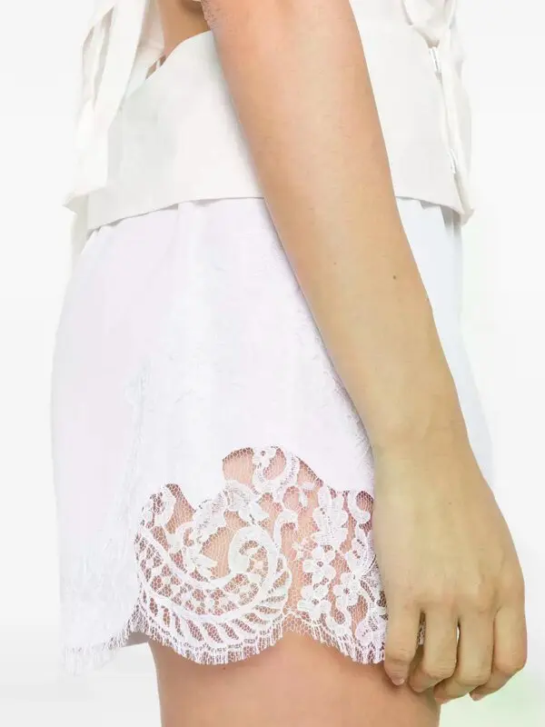 Versace Lace-detail Shorts
