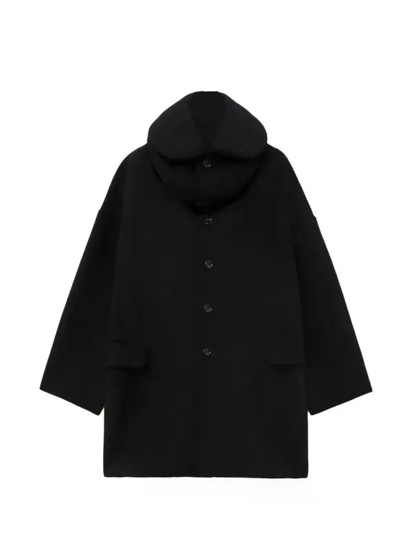 Comme Des Garçons Buttoned Hood Jacket