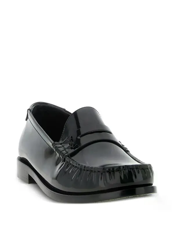 Saint Laurent Logo-detail Loafers
