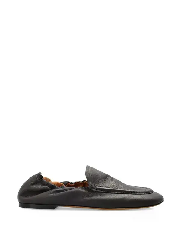 ODISSI Leather Loafers - Brown