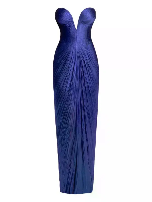 MARIA LUCIA HOHAN Alessandra Strapless Maxi Dress