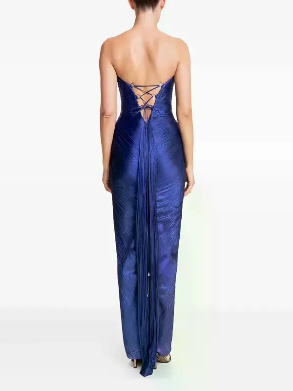 MARIA LUCIA HOHAN Alessandra Strapless Maxi Dress