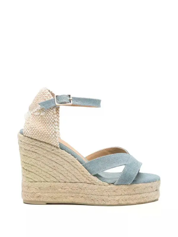 CastaÑer Criss-cross Platform Sandals