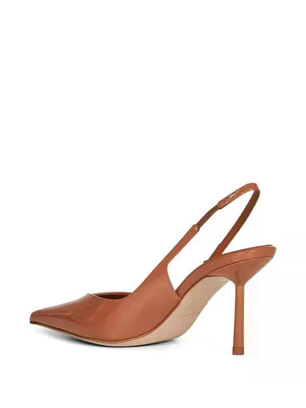 LE SILLA Ankle-strap Pointed Sandals - Brown