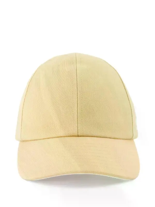 COURREGES Embroidered-logo Baseball Cap - Neutrals