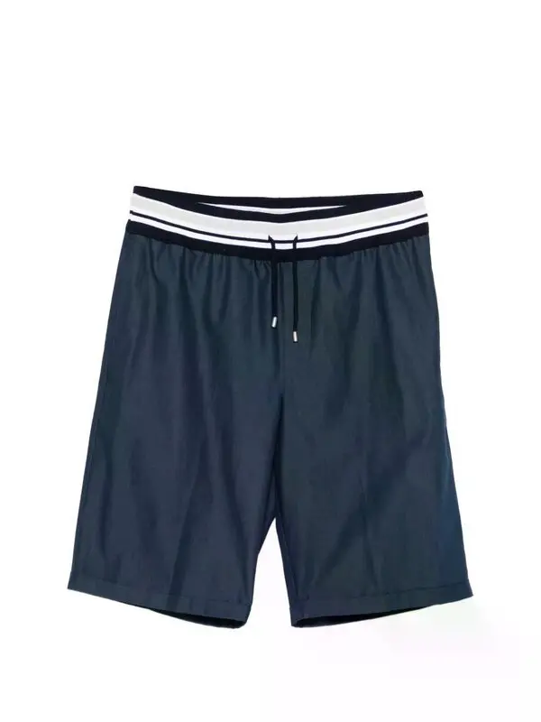 PANICALE Striped-detail Drawstring Shorts