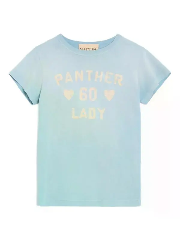 Valentino Garavani Panther Lady T-shirt - Blue