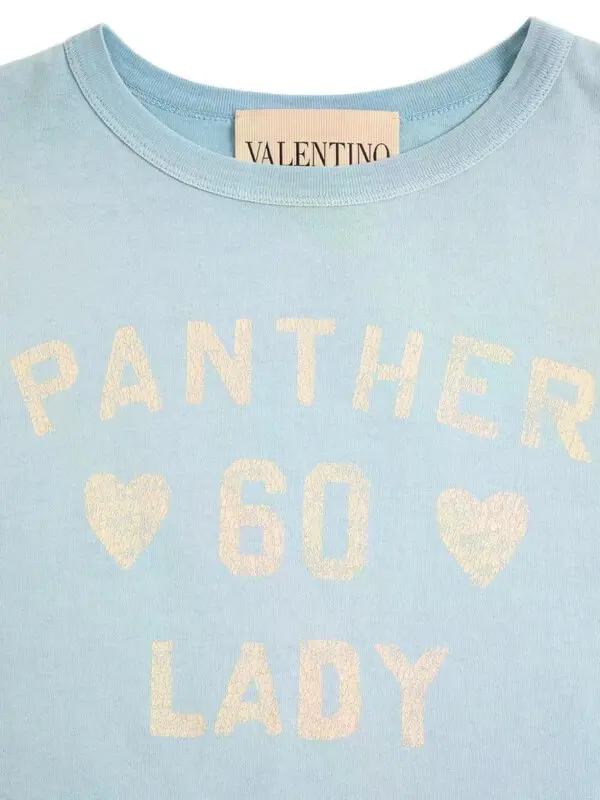 Valentino Garavani Panther Lady T-shirt - Blue