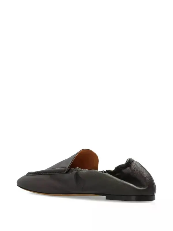 ODISSI Leather Loafers - White