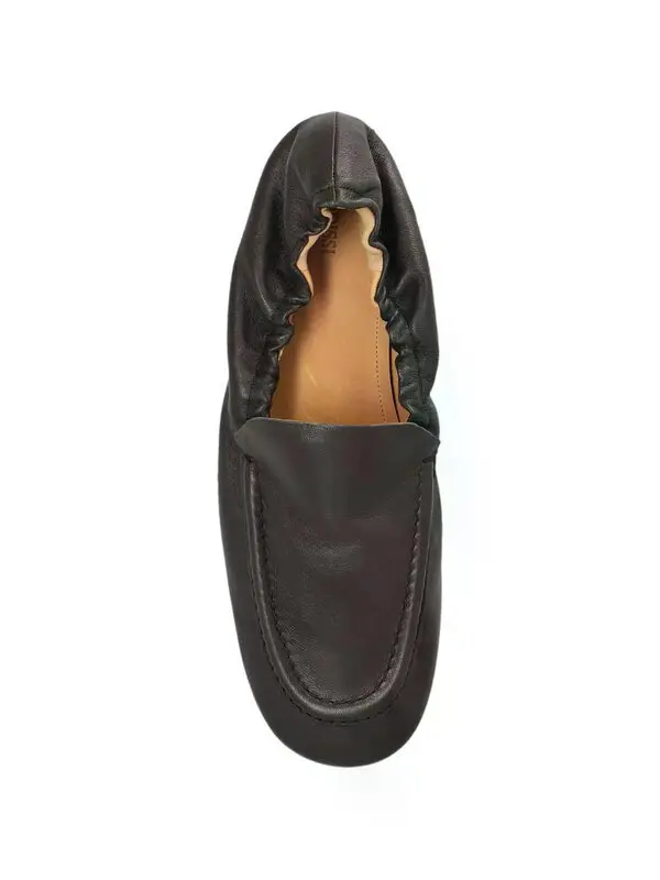 ODISSI Leather Loafers - White