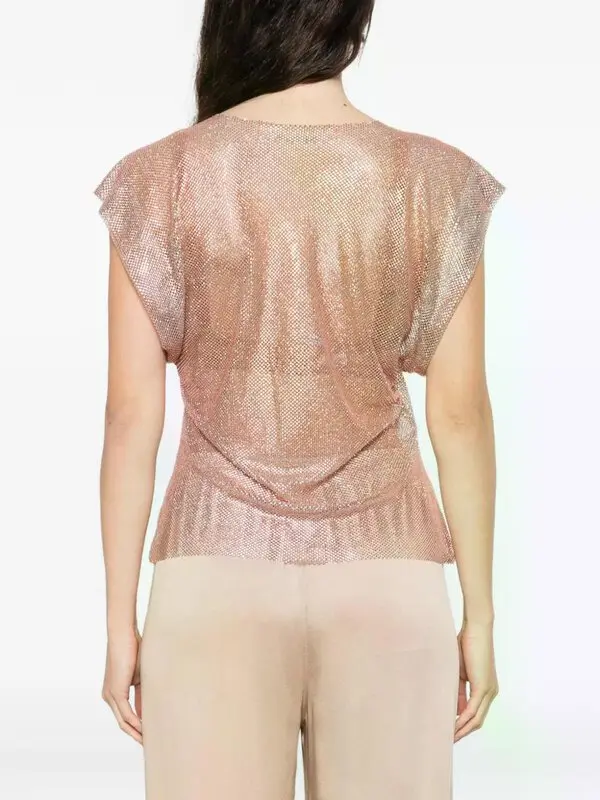 Alberta Ferretti Sequin-embellished Top