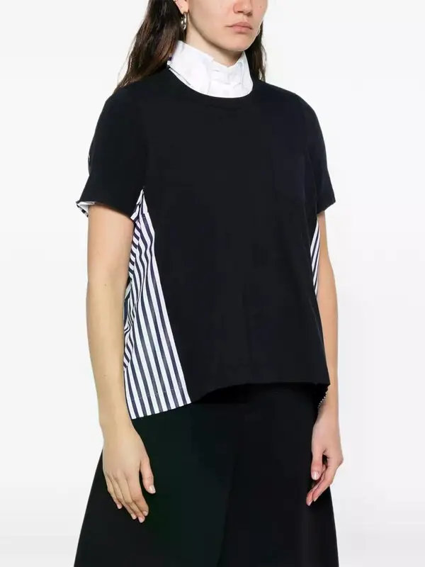 Sacai Stripe Pocket T-shirt