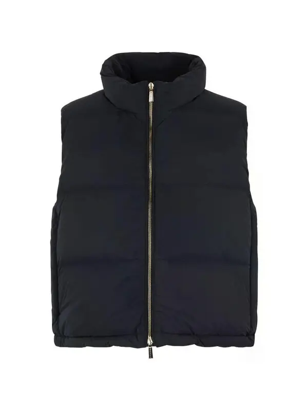 MOORER Padded Sleeveless Gilet - Blue