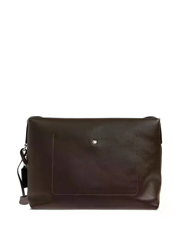 COACH Ludlow Leather Messenger Bag - Brown
