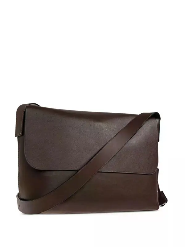 COACH Ludlow Leather Messenger Bag - Brown