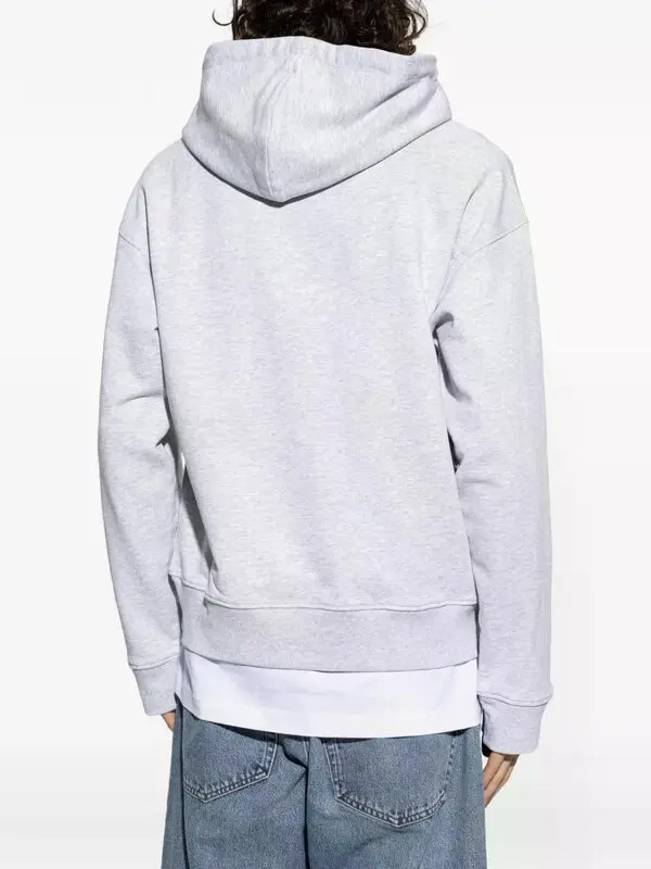 Moschino Graphic Print Hoodie - Grey
