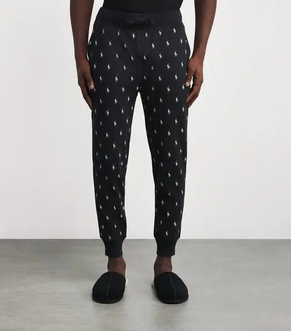 Polo Ralph Lauren Cotton Polo Pony Pyjama Trousers - Black