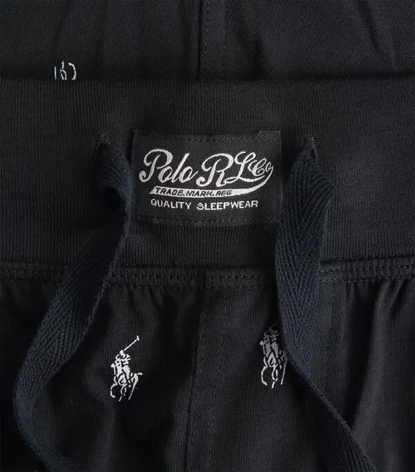Polo Ralph Lauren Cotton Polo Pony Pyjama Trousers - Black