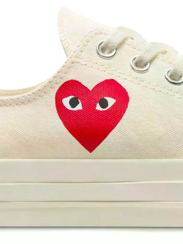 CONVERSE X COMME DES GARONS PLAY Chuck 70 Heart Logo Sneakers