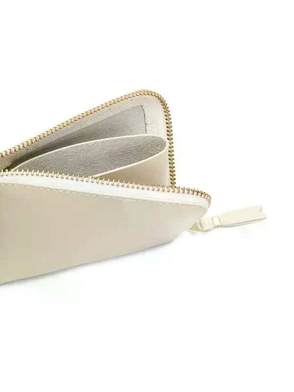 Comme Des Garçons Half-zip Leather Wallet