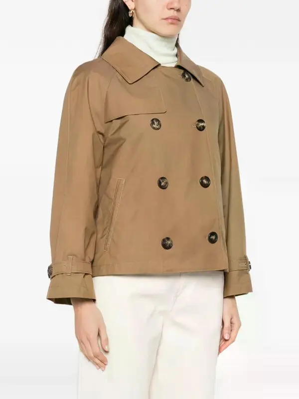 Max Mara Double-breasted Trench Jacket - Brown
