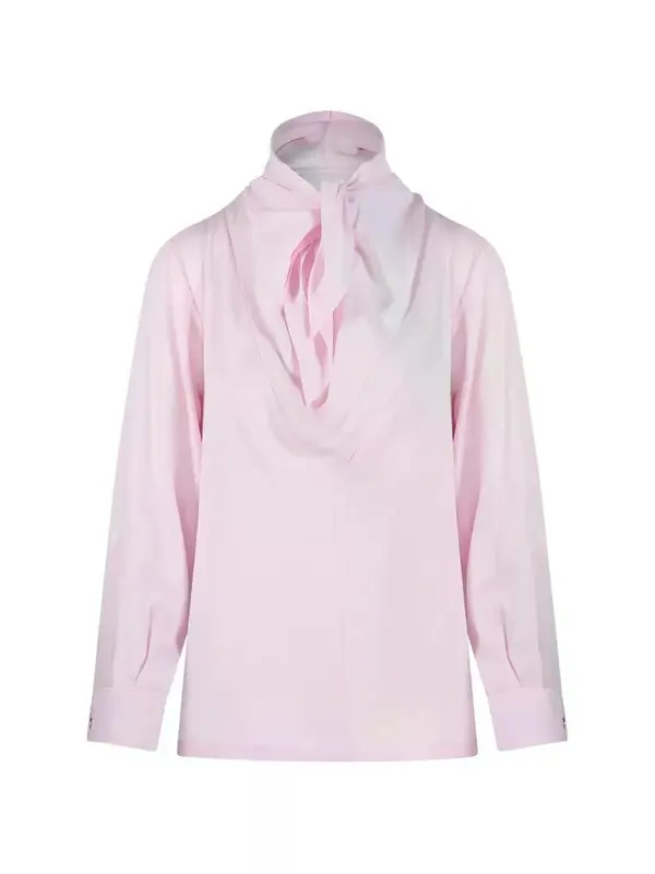 Max Mara Pussy-bow Blouse - Pink