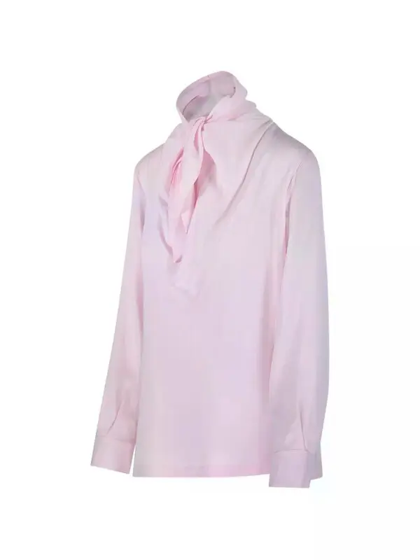 Max Mara Pussy-bow Blouse - Pink