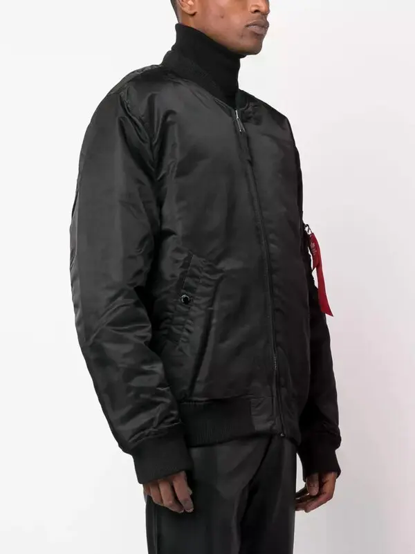 Alpha Industries Embroidered-design Bomber Jacket