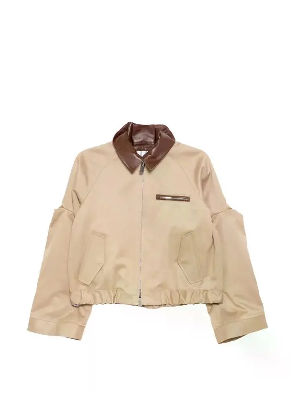 Sacai Collared Jacket - Neutrals