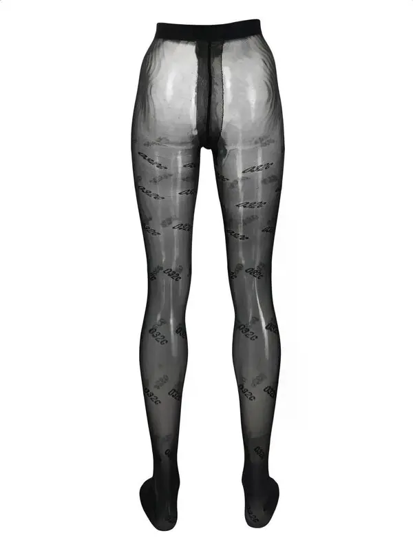 032C Logo Jacquard Stockings
