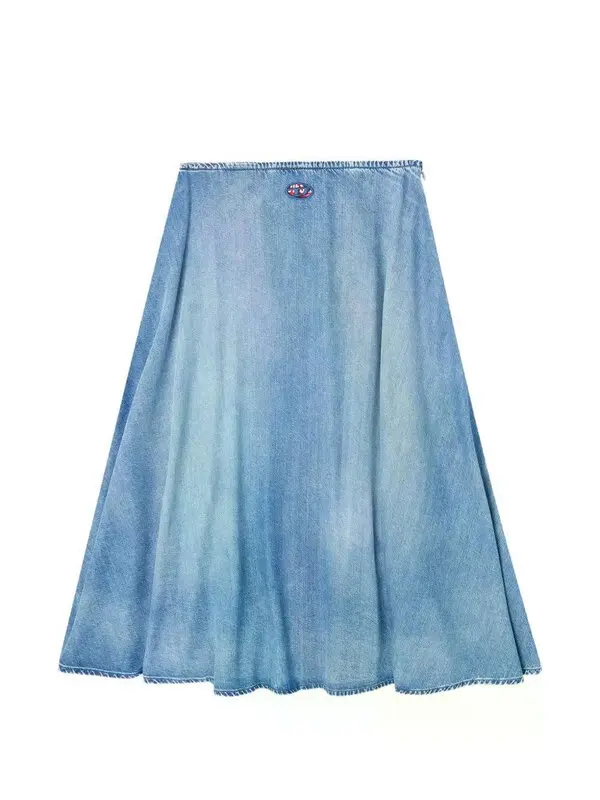 DIESEL® A-line Midi Skirt - Blue