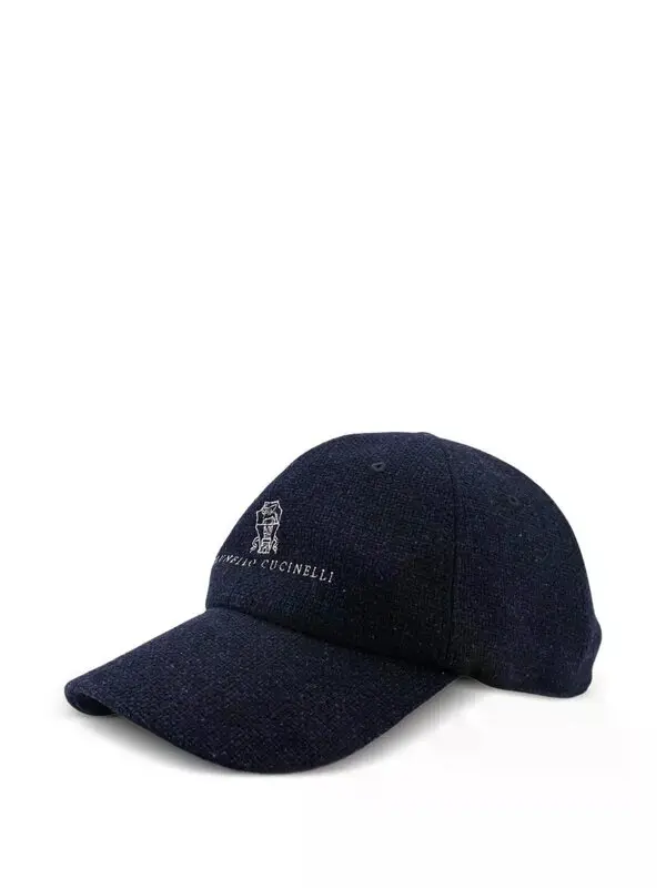 Brunello Cucinelli Logo Baseball Cap - Blue