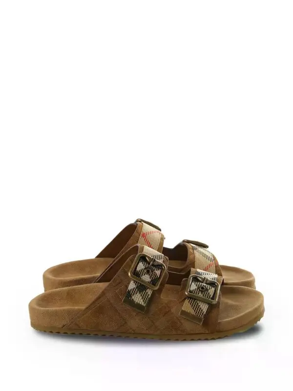 Burberry Check-strap Buckle Sandals