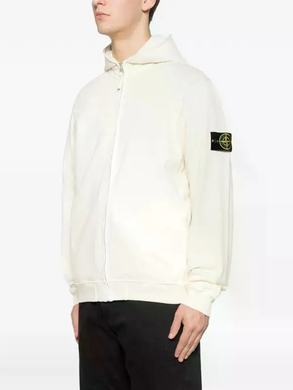 Stone Island Zip-fastening Hoodie - Neutrals