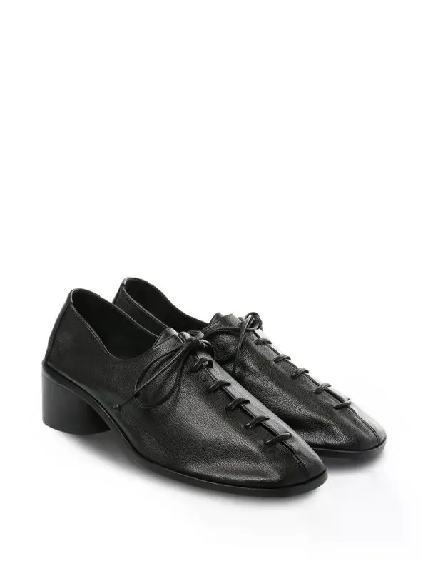 Hereu Lace-up Block-heel Pumps