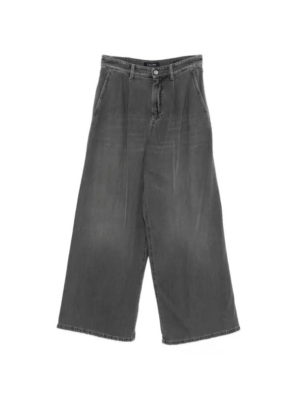 Max Mara Pleated Wide-leg Jeans