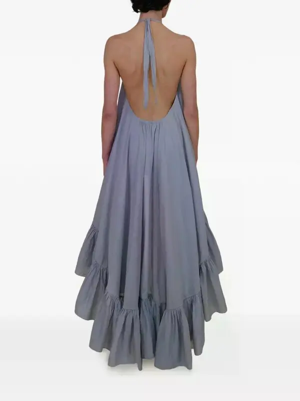 Azeeza Hannah Ruffled Dress - Grey