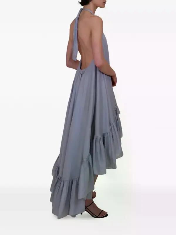 Azeeza Hannah Ruffled Dress - Grey