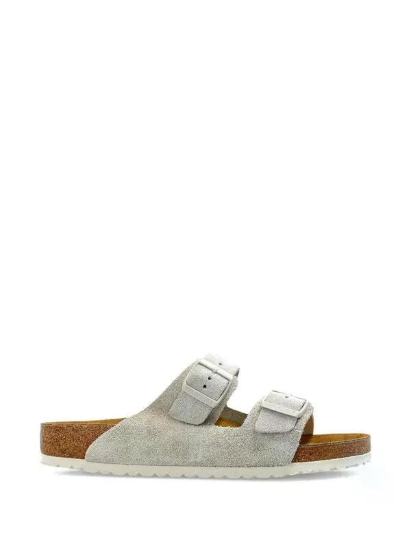 BIRKENSTOCK Arizona Suede Sandals - Neutrals